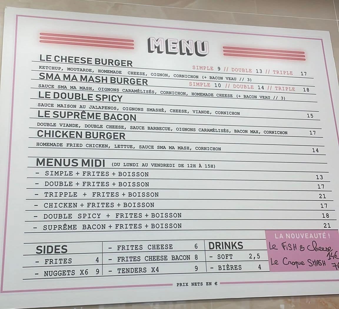 Sma Ma Mash Paris 16ème - Restaurant cacher